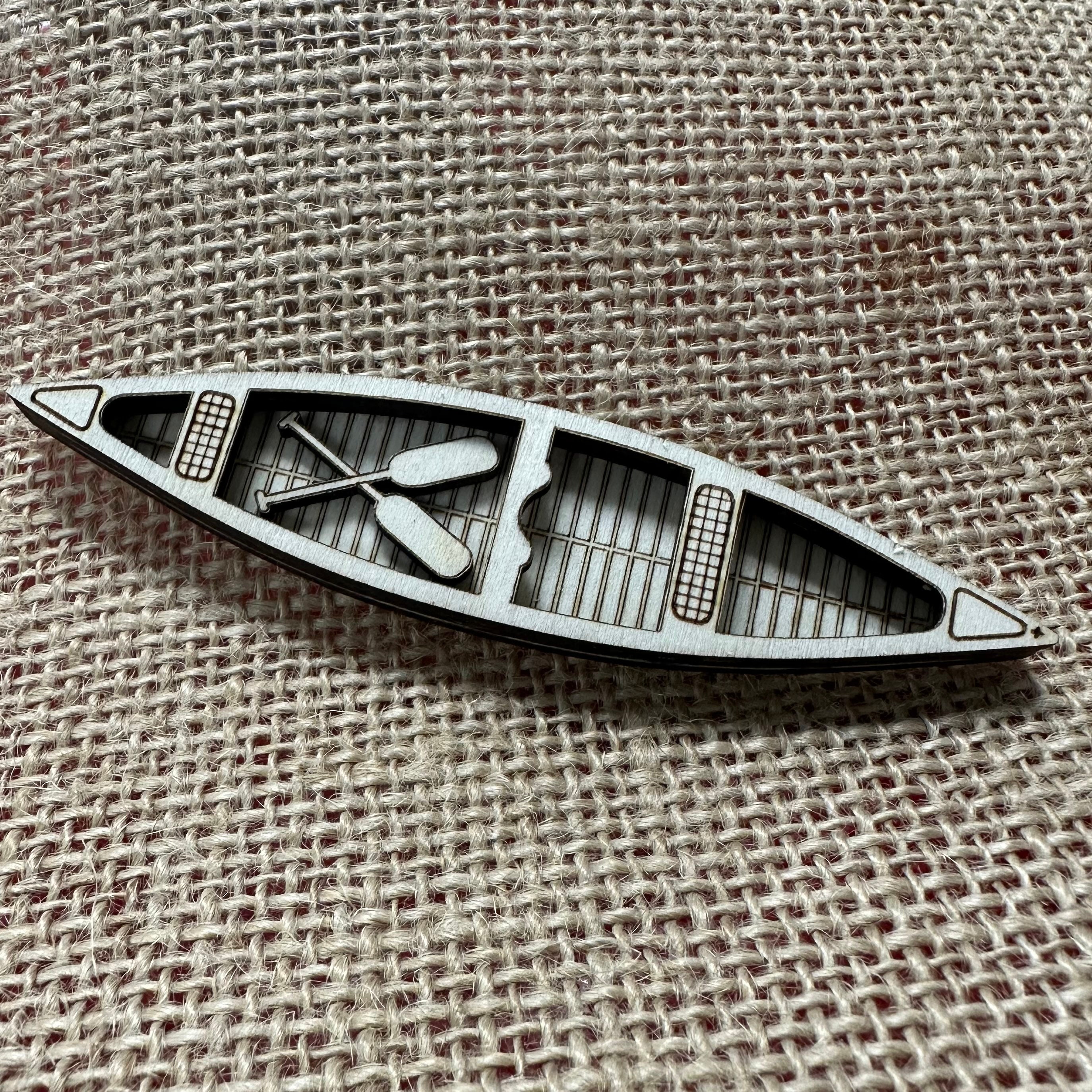 Canoe - Laser Cut Digital File SVG Glowforge Engraved - Etsy