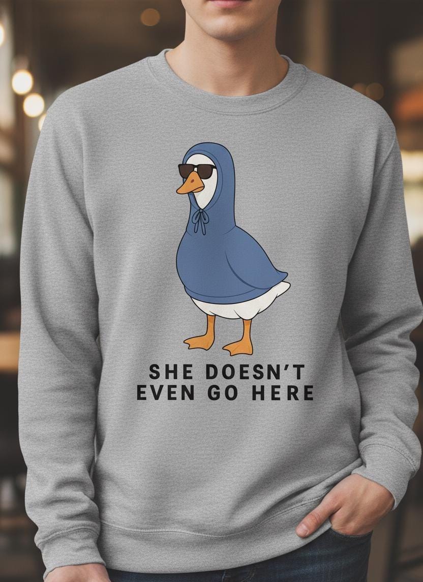Silly Goose - Mean Girls - She Doesn’t Even Go Here - PNG - Etsy