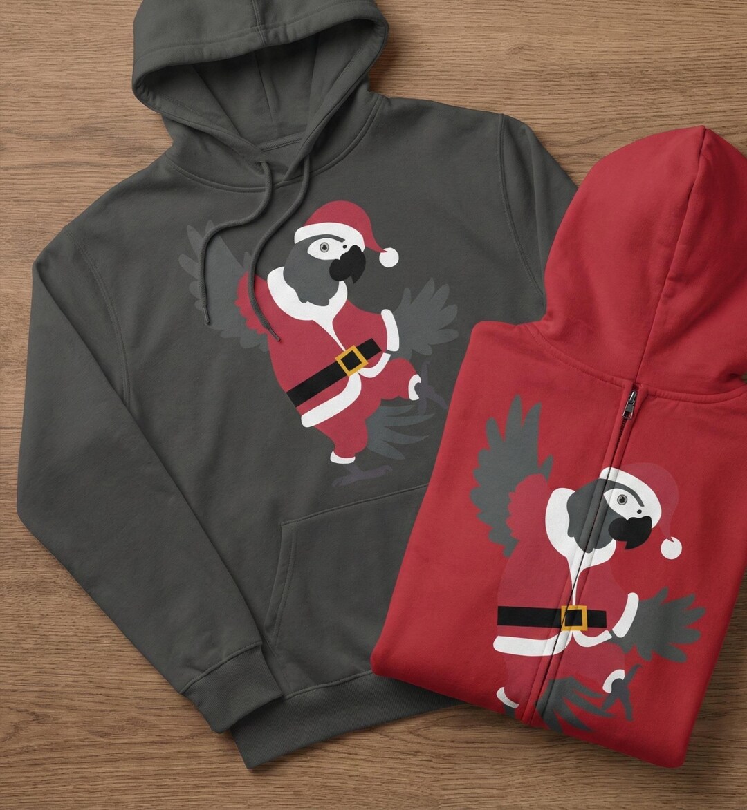 Santa Parrot PNG | Christmas Bird Clipart | Cute Parrot Santa ...