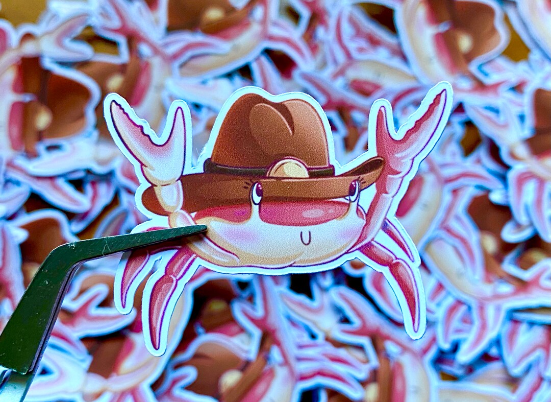 10 Pack Tiny Crab Mini Stickers / Funny Silly Sticker Flakes - Etsy