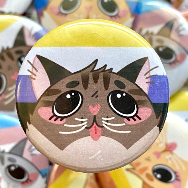 Cat Pride Pins Lesbian Flag - Etsy
