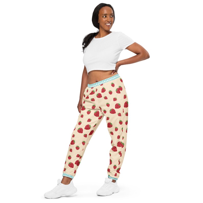 Kawaii Strawberry Pants | Cottagecore Wild Strawberries Pants | Irati ...