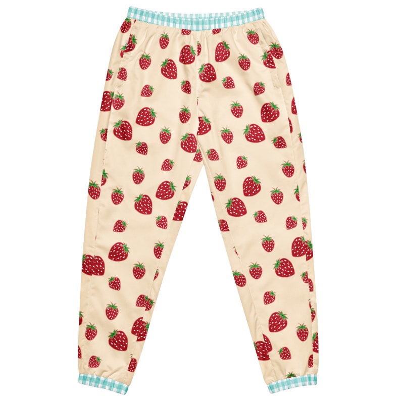 Kawaii Strawberry Pants | Cottagecore Wild Strawberries Pants | Irati ...