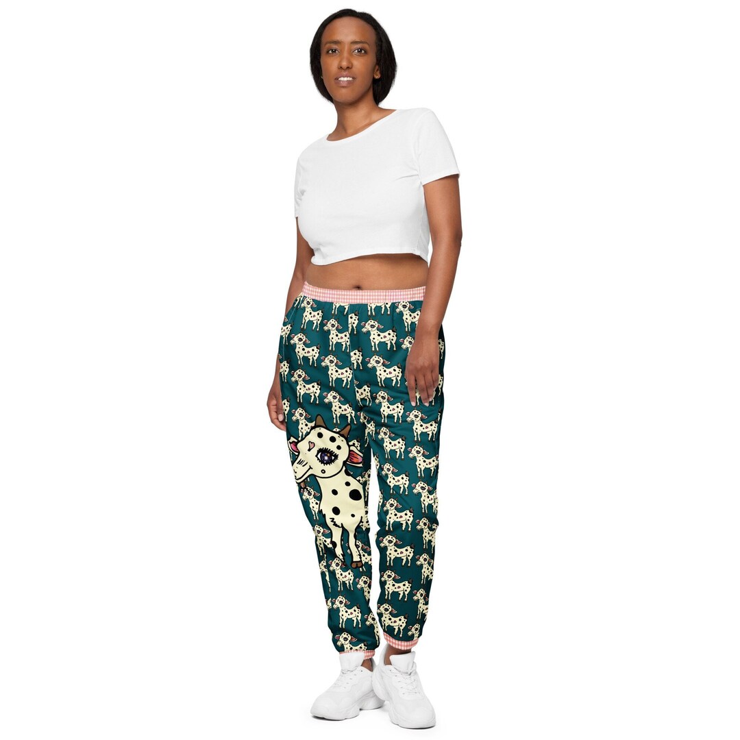 Kawaii Goat Pants | Pastel Goth Jogger Pants | Unisex Cute Yoga Pants ...