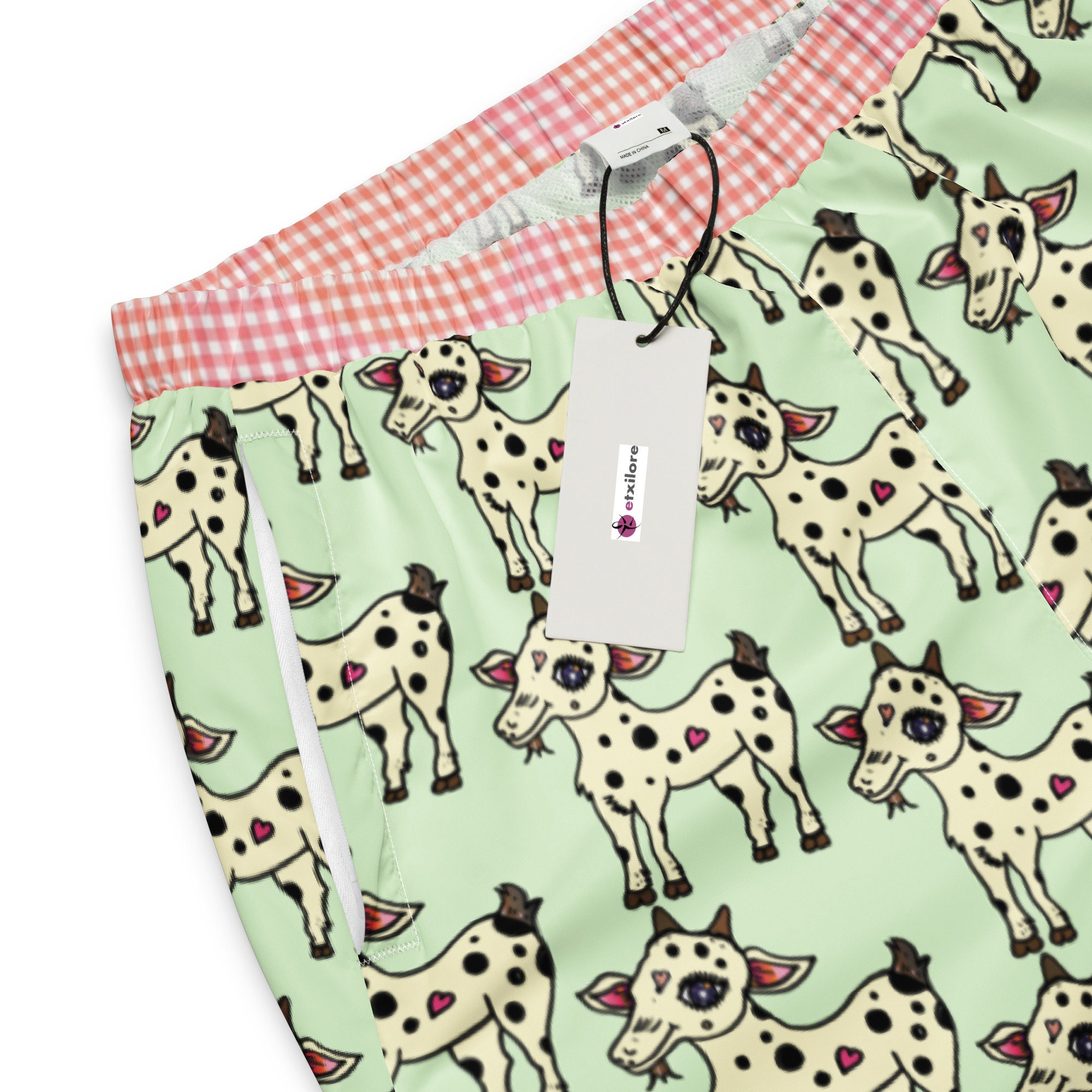 Kawaii Goat Pants | Decora Kei Jogger Pants | Kidcore Unisex Cute Pants ...