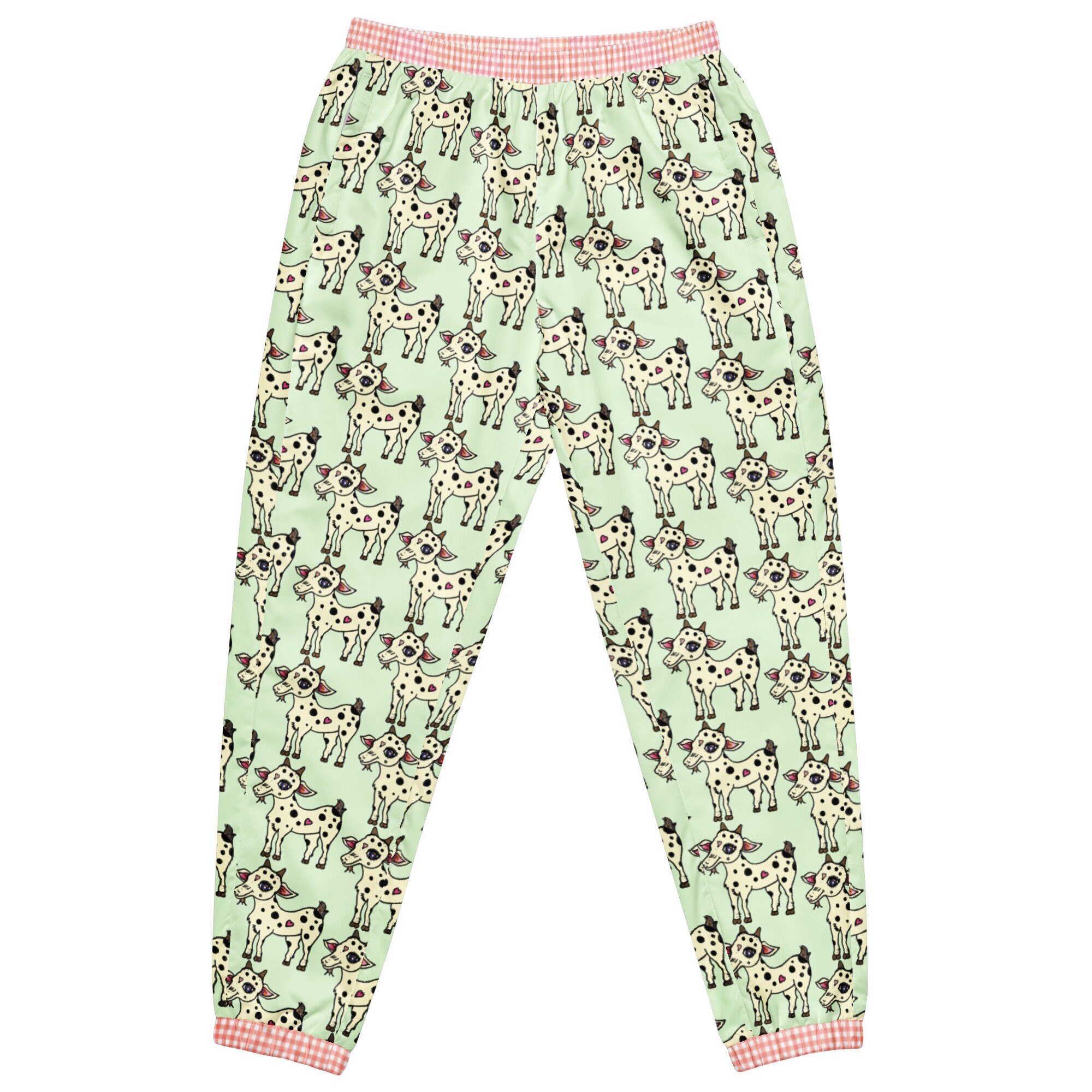 Kawaii Goat Pants | Decora Kei Jogger Pants | Kidcore Unisex Cute Pants ...