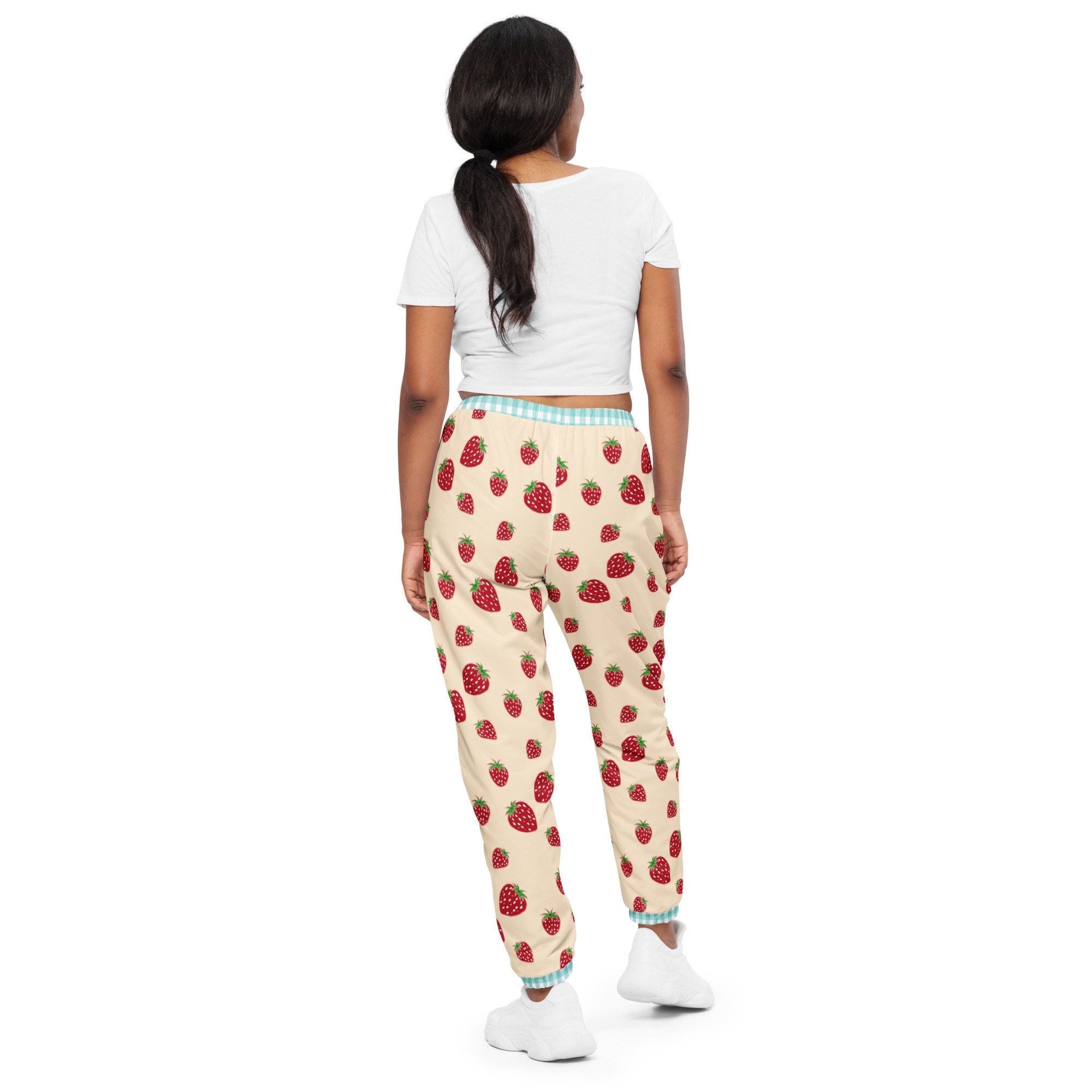Kawaii Strawberry Pants Cottagecore Wild Strawberries Pants Irati ...