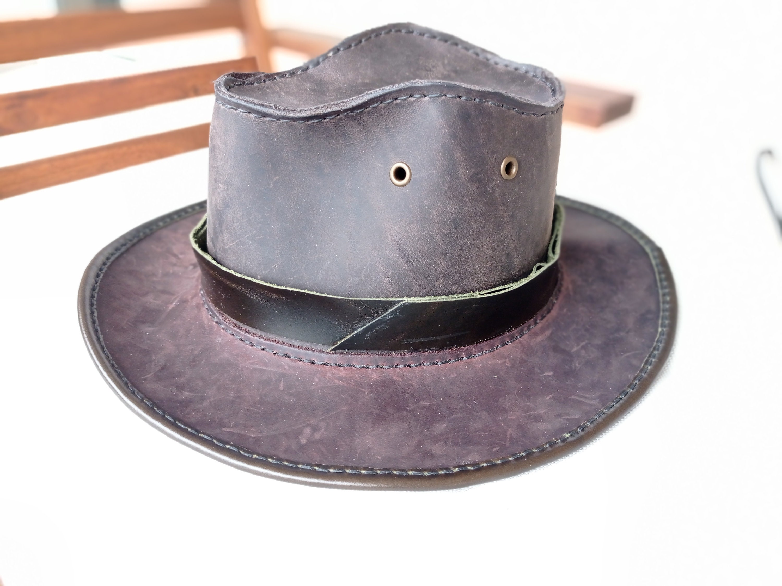 Leather Fedora Hat Pattern: DIY Leathercraft (PDF) - Etsy