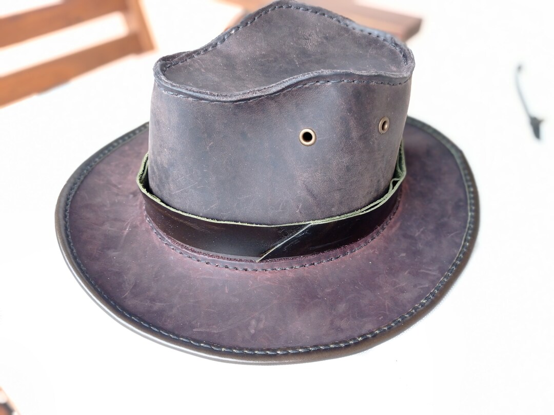 Leather Fedora Hat Pattern: DIY Leathercraft (PDF) - Etsy