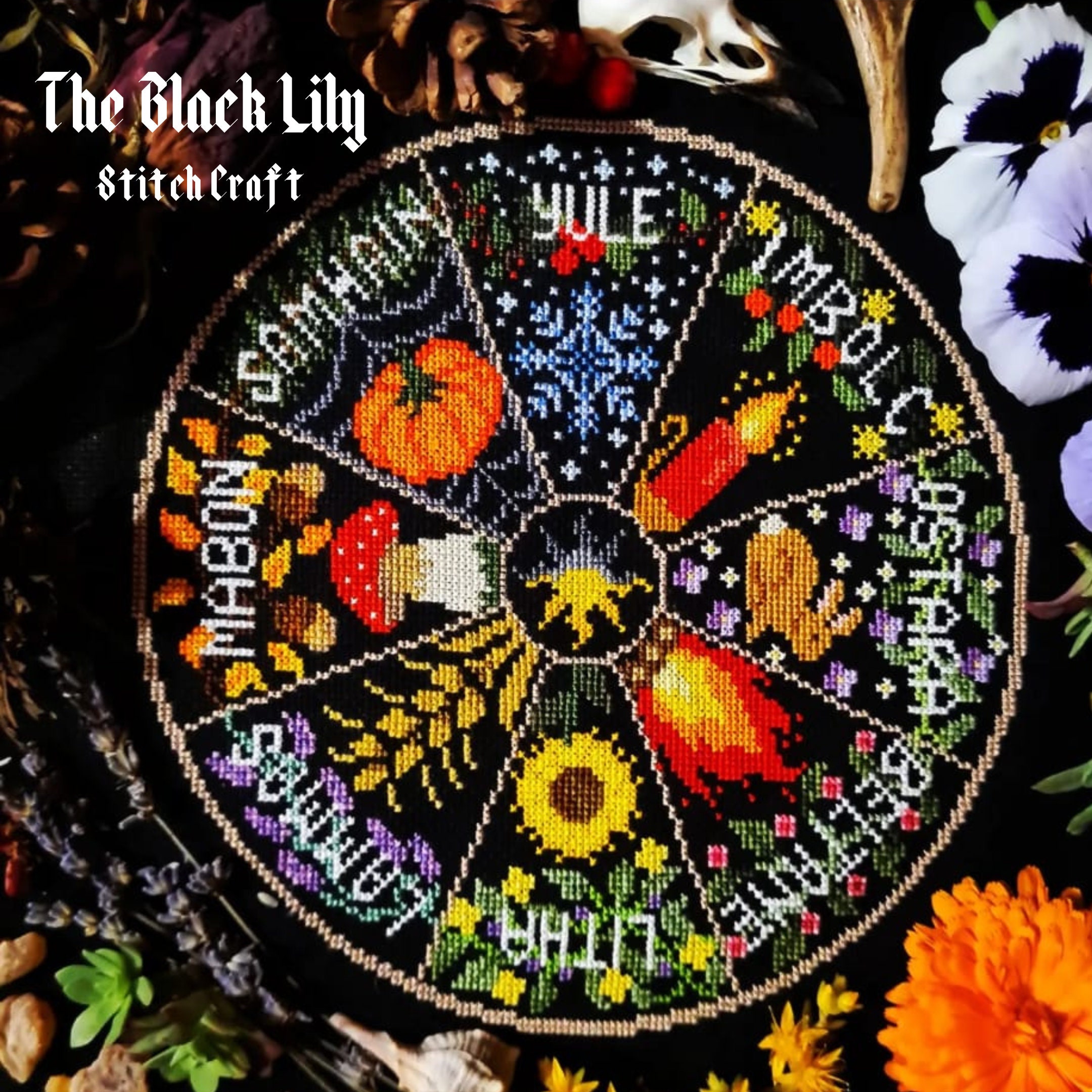 Wheel of the Year Cross Stitch Pattern Pagan Celtic - Etsy Canada