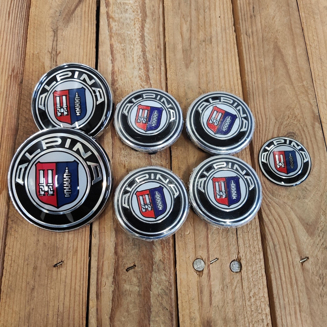 7x Logos BMW Kith Edition Logo Emblem Hood Trunk 1 X 74mm 1 X 82mm 4 X ...