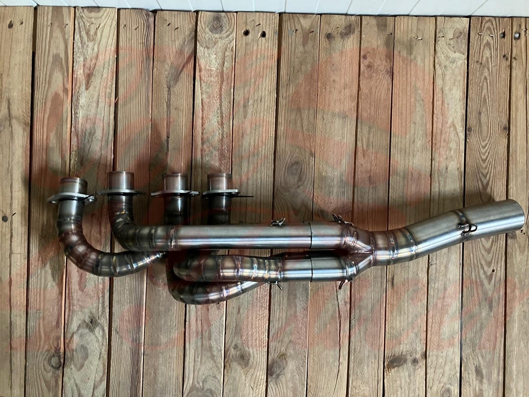 BMW K100 Exhaust 4to1 CR VIII Custom Header Pipes - Etsy