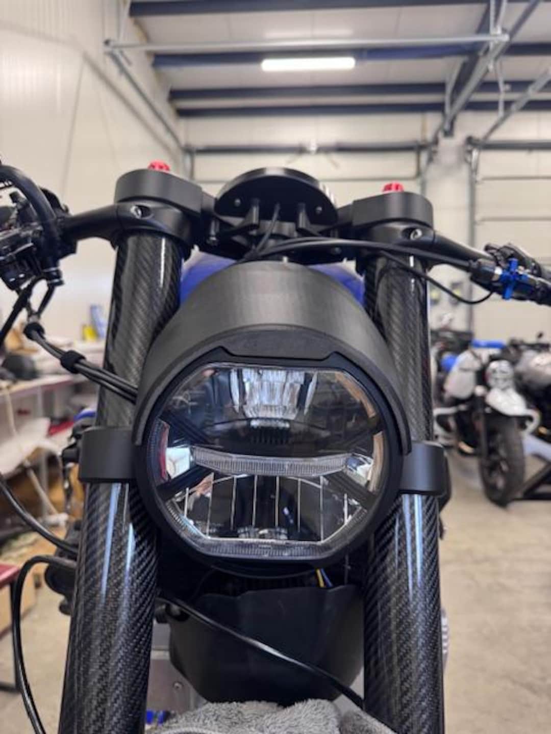 Koso Thunderbolt Headlight Fairing Mask Windshield 3D Print ASA Cafe ...