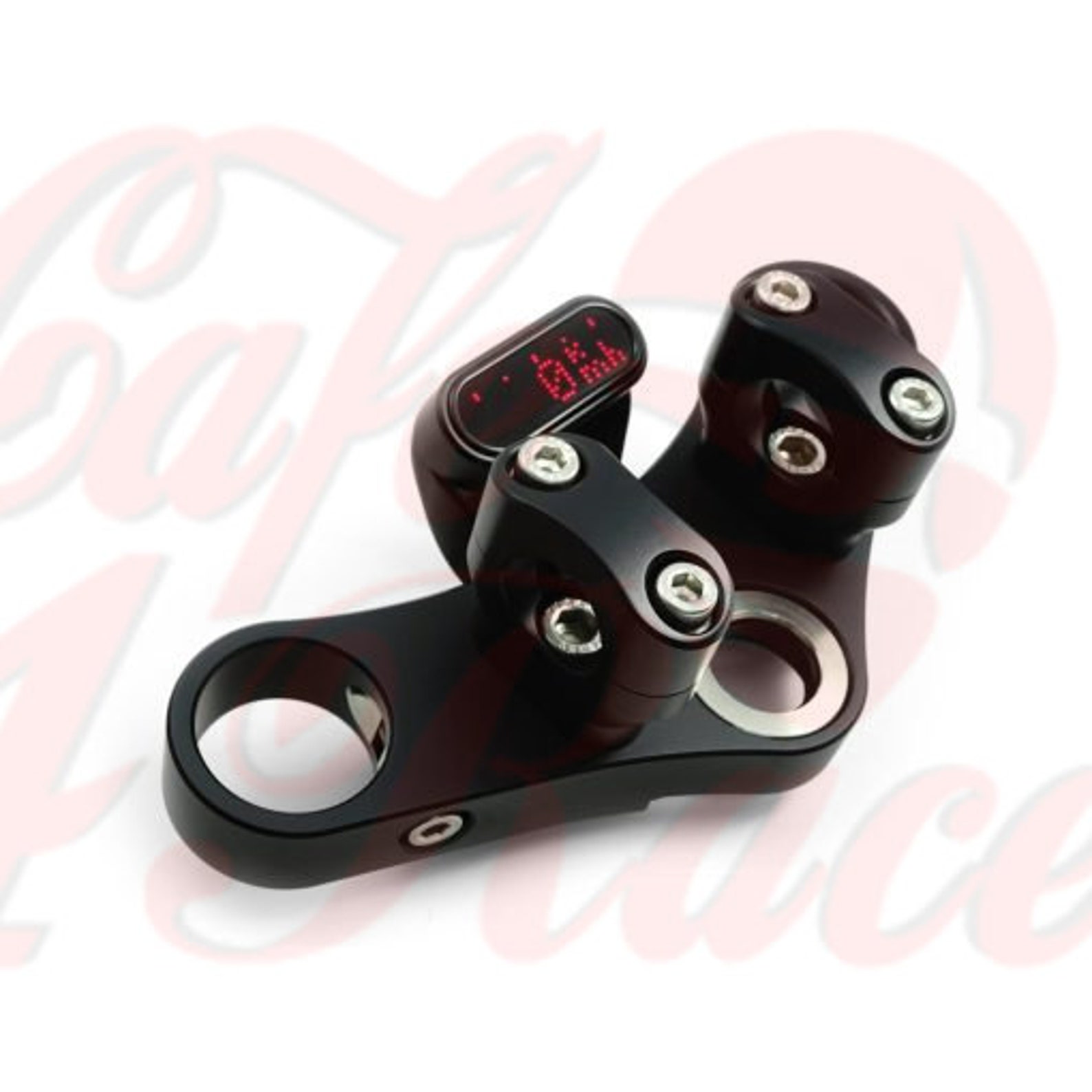 Top Triple Tree Clamp “scram” K100 & K75 - 41,3mm Forks Anodized Black ...