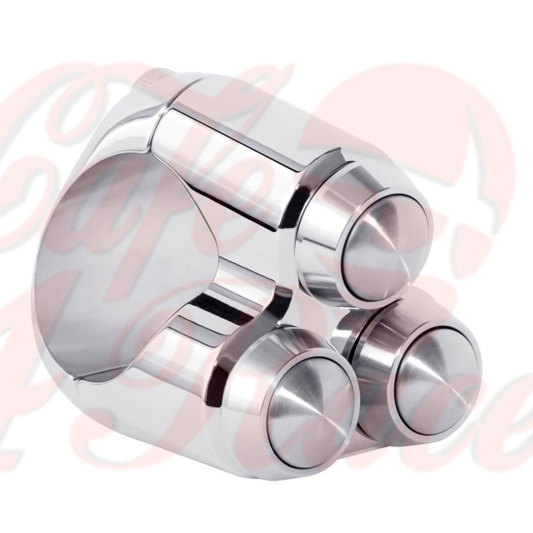 Triple Micro Switch Button Housing 22mm 7/8 Handlebar Chrome - Etsy