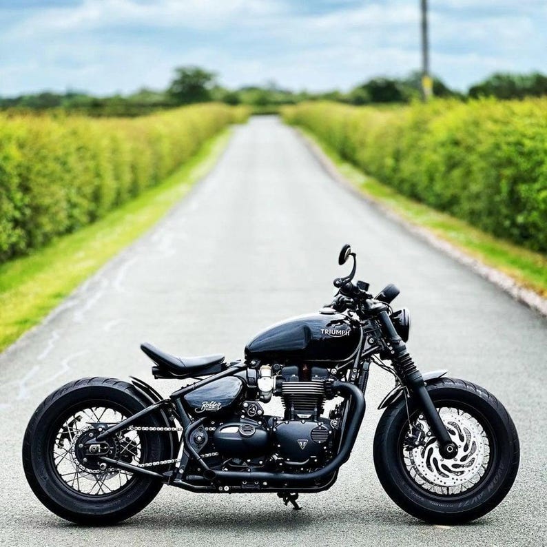 Triumph Bobber/speedmaster MAYHEM SHORTYS Slash-cut Exhaust Pipes ...