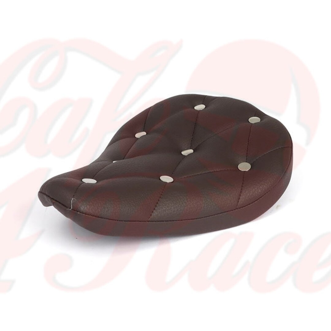 Custom Solo Seat. Brown/rivets Small. 4cm Thick Bobber Project - Etsy
