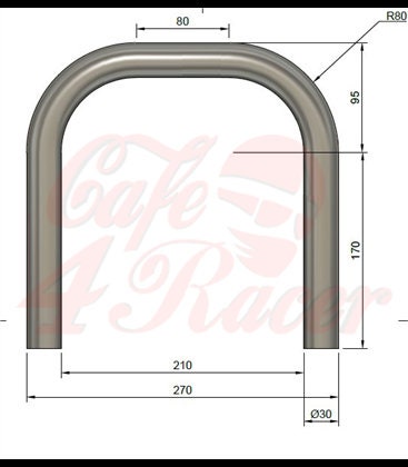 Subframe BMW K75/K100/K1100/K1 Frame Universal Customs, DIY Frame Hoop ...
