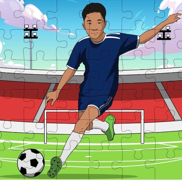 Football Jigsaw Puzzle - Etsy UK