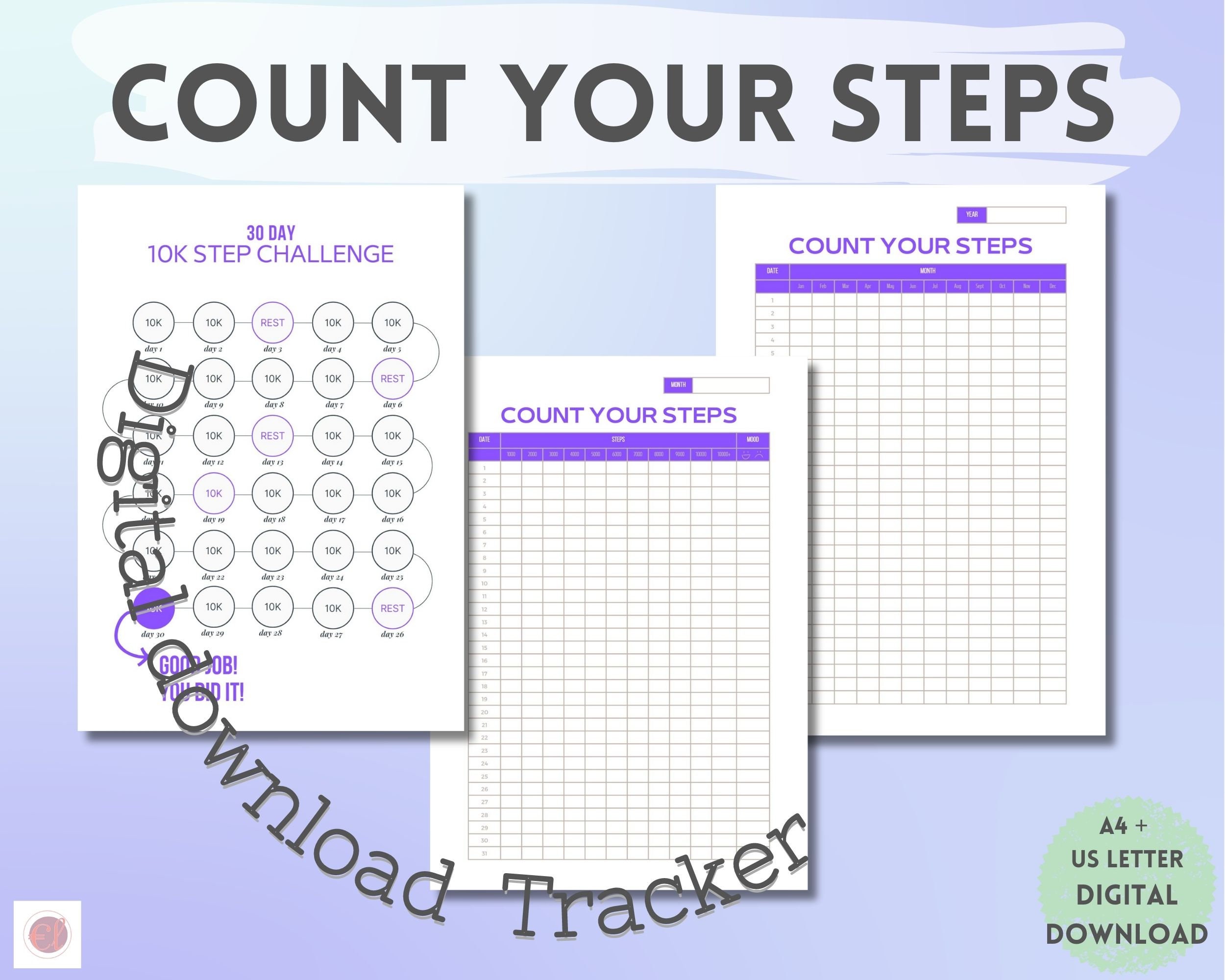 Step Tracker: Count Your Steps, Simple Tracker to Count Your Steps, 10k ...