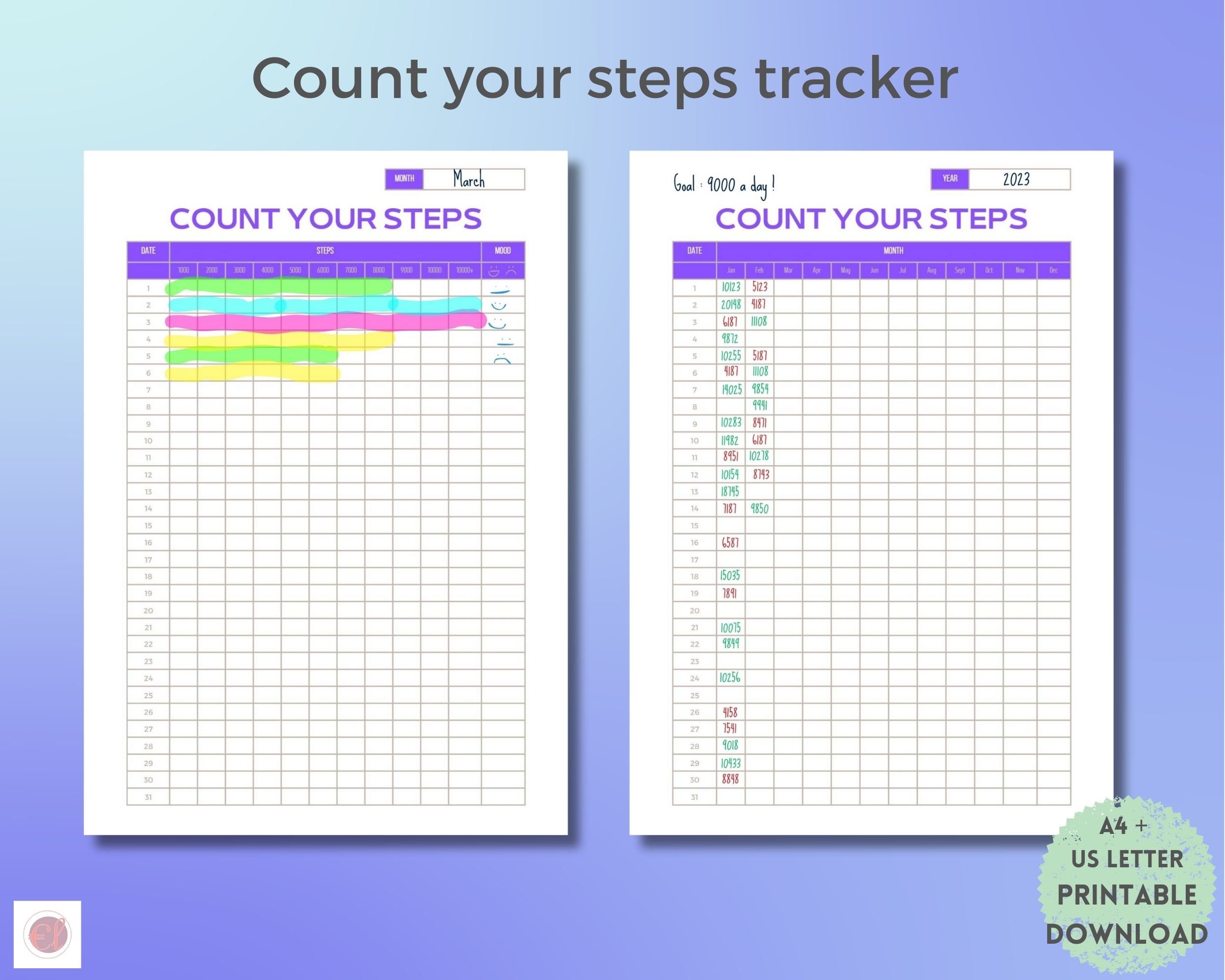 Step Tracker: Count Your Steps, Simple Tracker to Count Your Steps, 10k ...