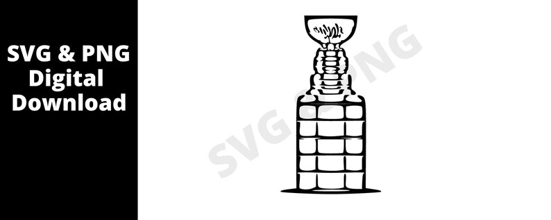 Stanley Cup SVG Hockey Stanley Cup SVG and PNG Hockey Cup Champion ...