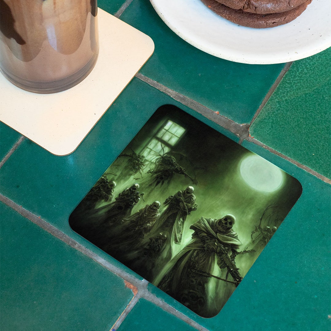 Death Guard Square Coasters Hell Comes Drink Coaster Cool - Etsy