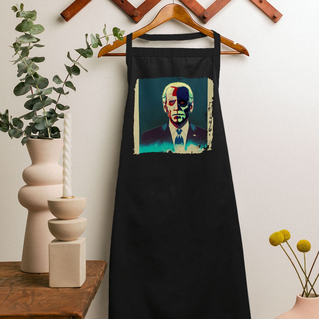 Joe Biden Zombie Apron Creepy Cooking Apron Illustration - Etsy