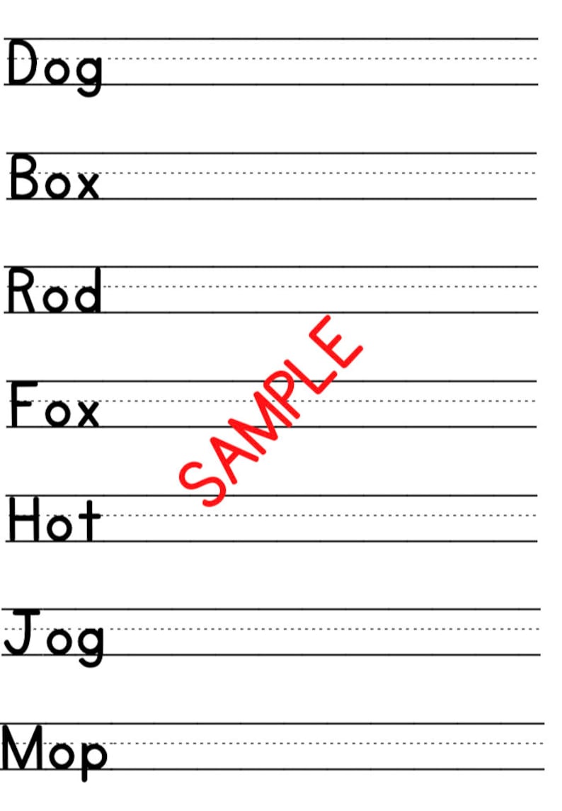 Phonics, CVC Words, Printable, Spelling, Worksheets / 1st Grade, First ...