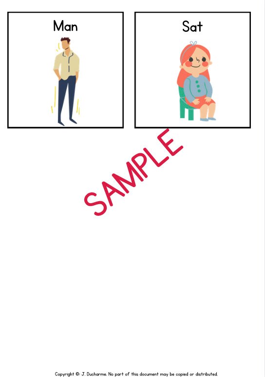 Phonics Cvc Words Printable Spelling Worksheets Flashcards 1st