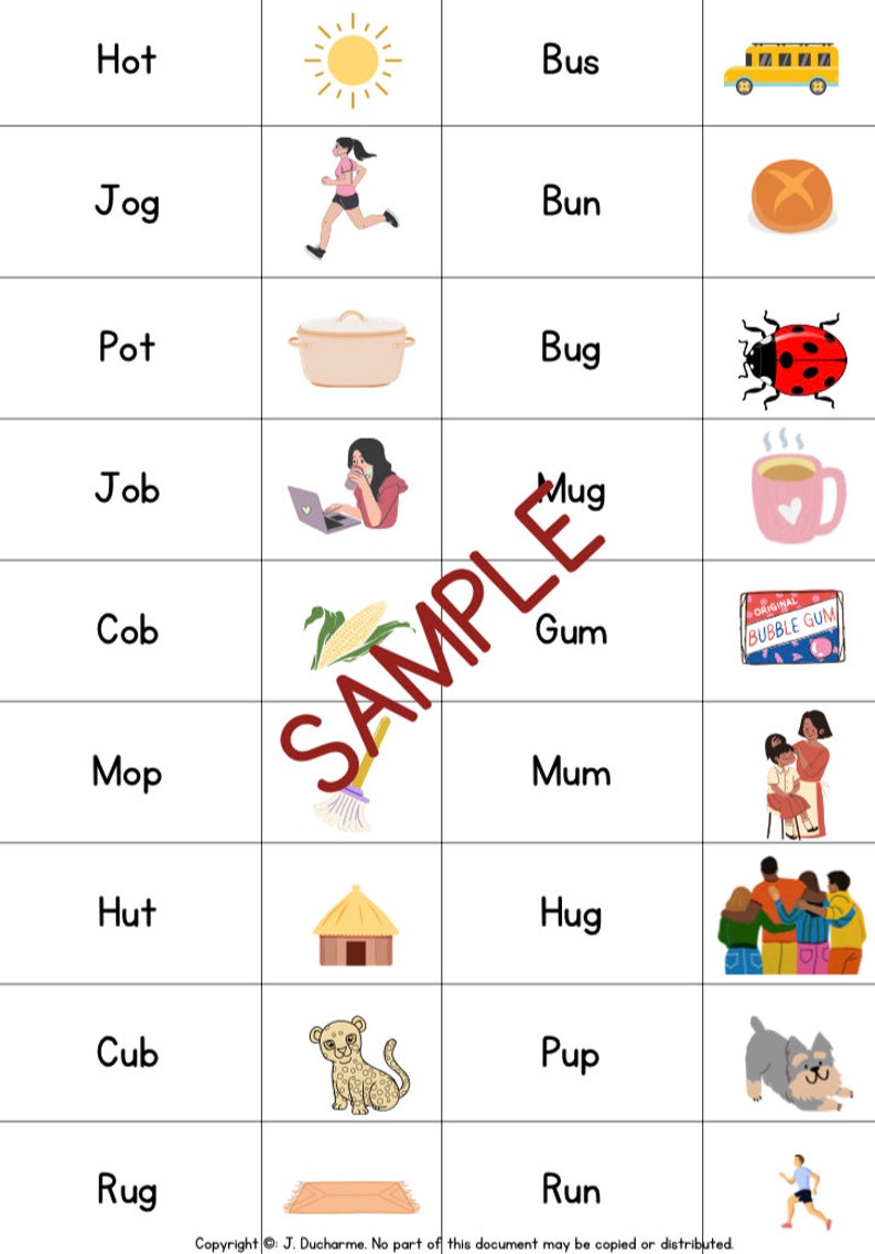 Phonics, CVC Words, Printable, Spelling, Worksheets / 1st Grade, First ...