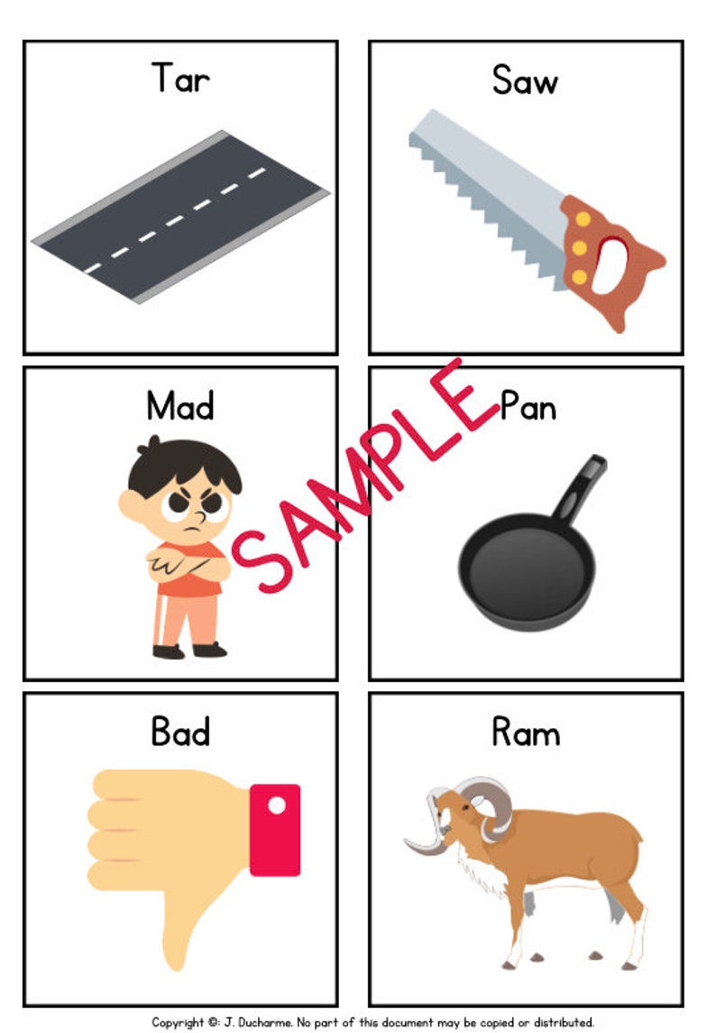 Phonics, CVC Words, Printable, Spelling, Worksheets, Flashcards/ 1st ...