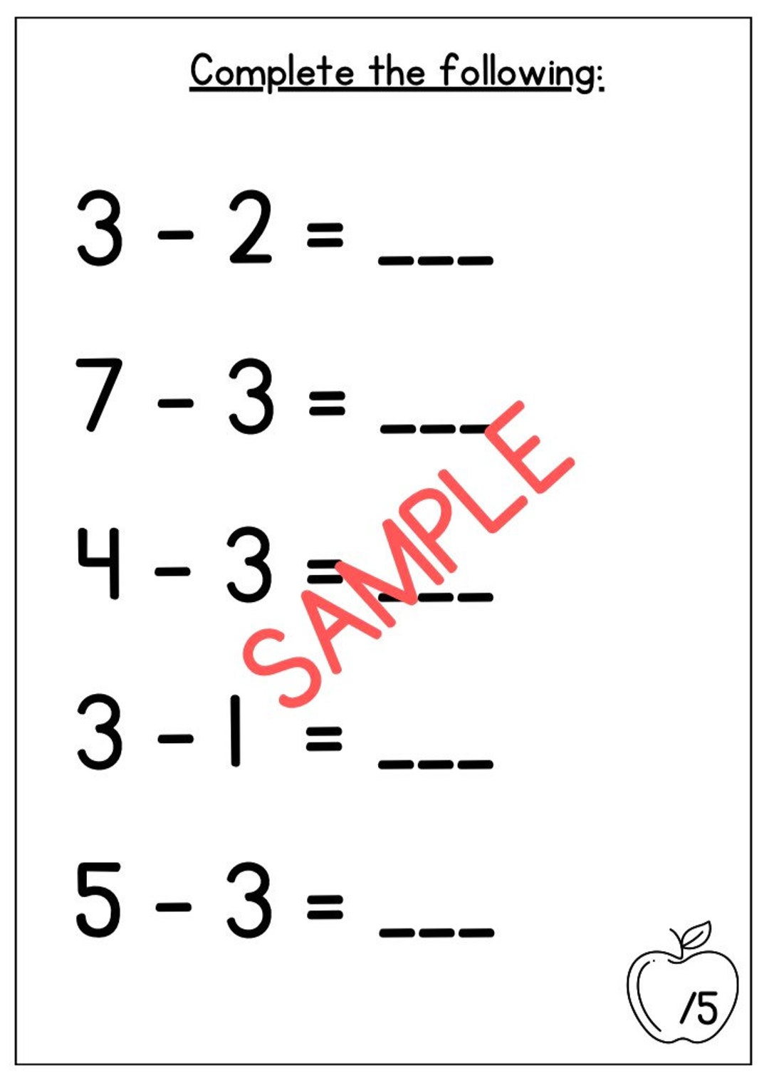 Math Worksheets For Grade 1 Addition And Subtraction