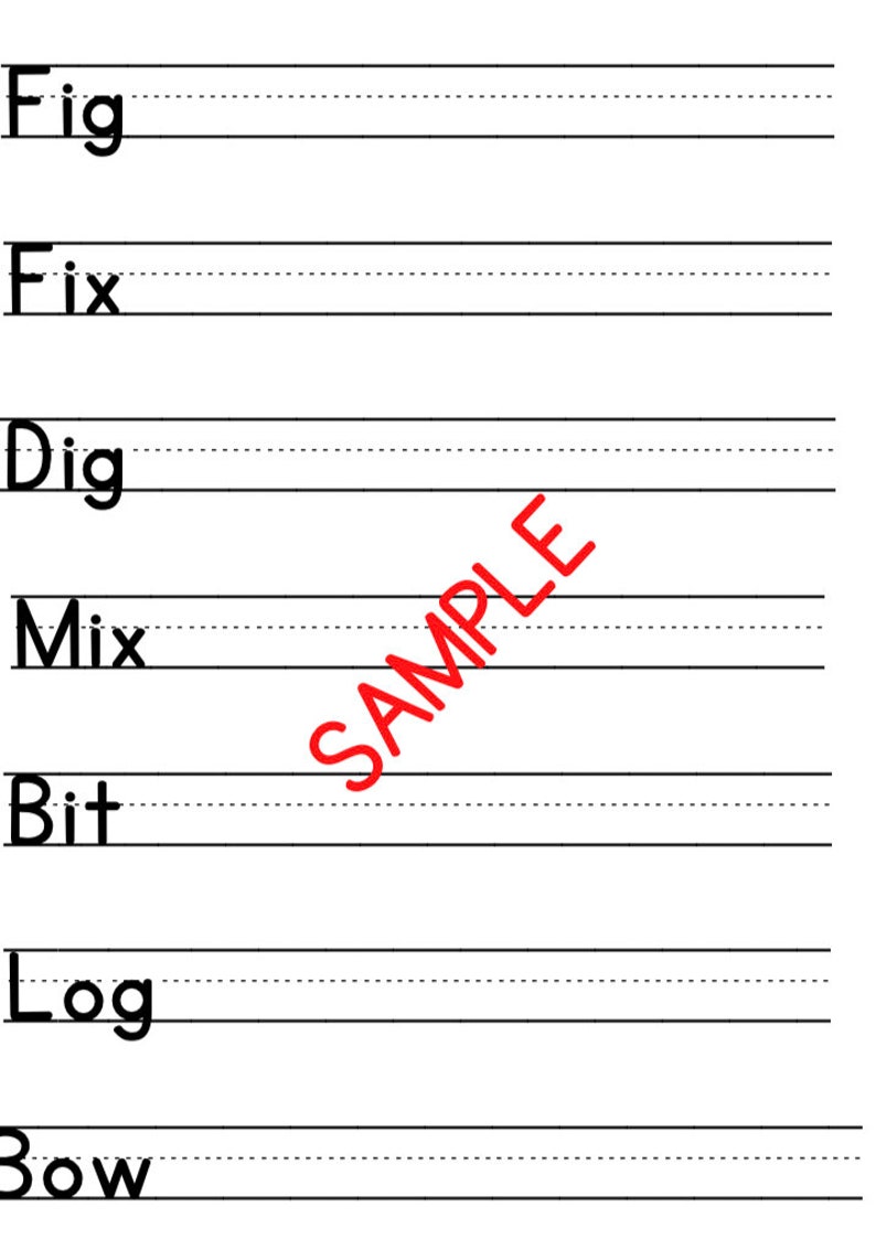 Phonics, CVC Words, Printable, Spelling, Worksheets / 1st Grade, First ...