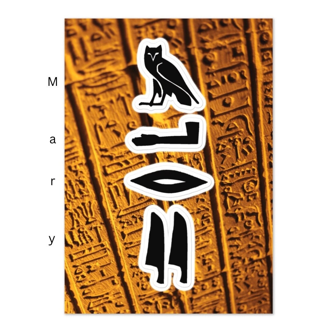 Custom Hieroglyphic Stickers Your Name in Hieroglyphs Translated ...