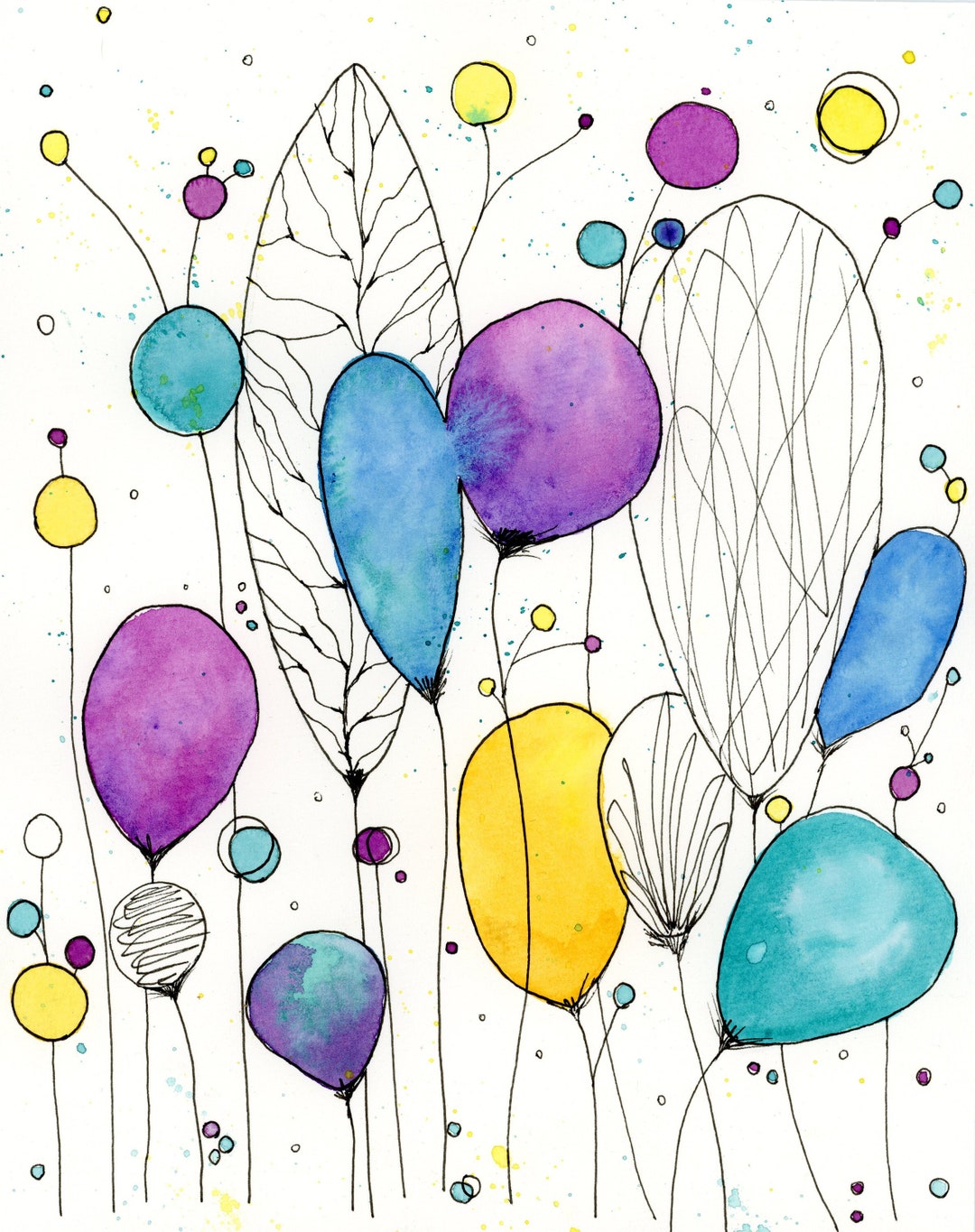Fun Times I Original Artwork I 8x10 I Signed Artwork - Etsy