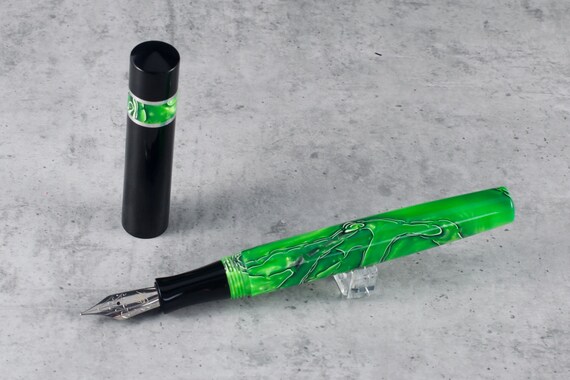 Handcrafted in Poland Ebonite and Resin Fountain Pen. Lifetime - Etsy UK