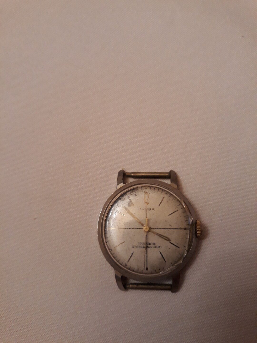 Uroga - Men's Watch - 17 Rubis - Hand-wound - 1950s - Mechanical Watch ...