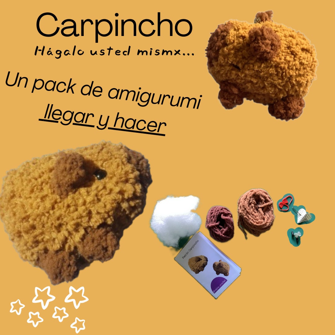 DIY Capybara Kit - Etsy