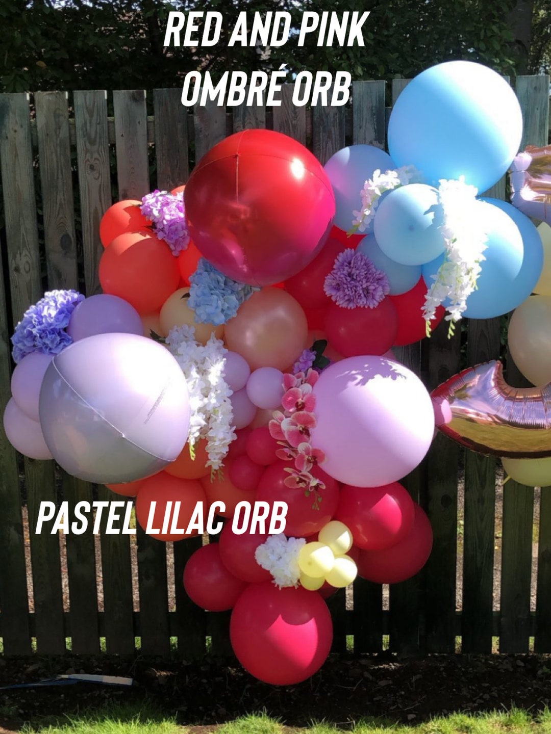 PASTEL COLOUR Orb Balloons, Perfectly Round Balloons, Modern Party ...