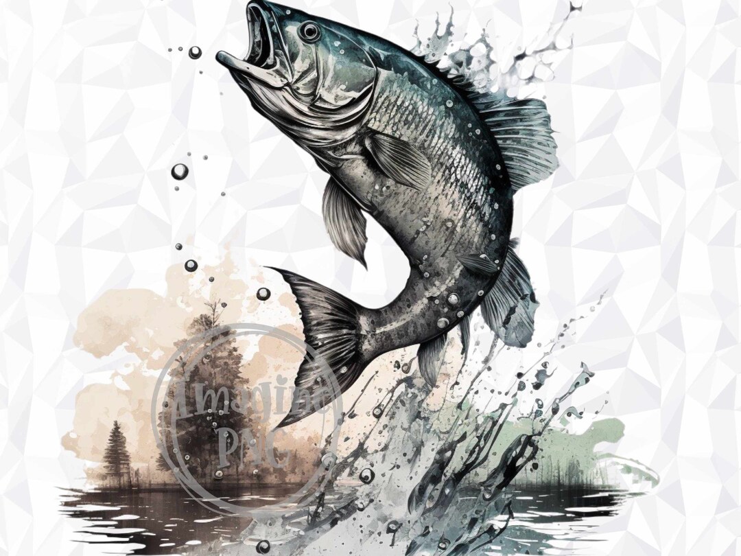 Fish Sublimation Png, Fish PNG, Fishing Sublimation PNG, Fish ...