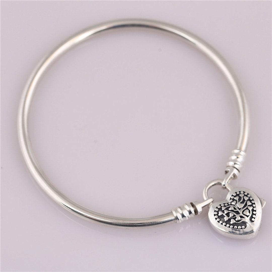 Pandora Limited Edition Bangle Tree of Love Heart Padlock - Etsy