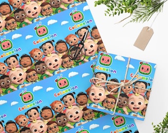 Cocomelon Wrapping Paper Birthday - Etsy