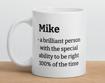 Mike Definition Mug - Etsy
