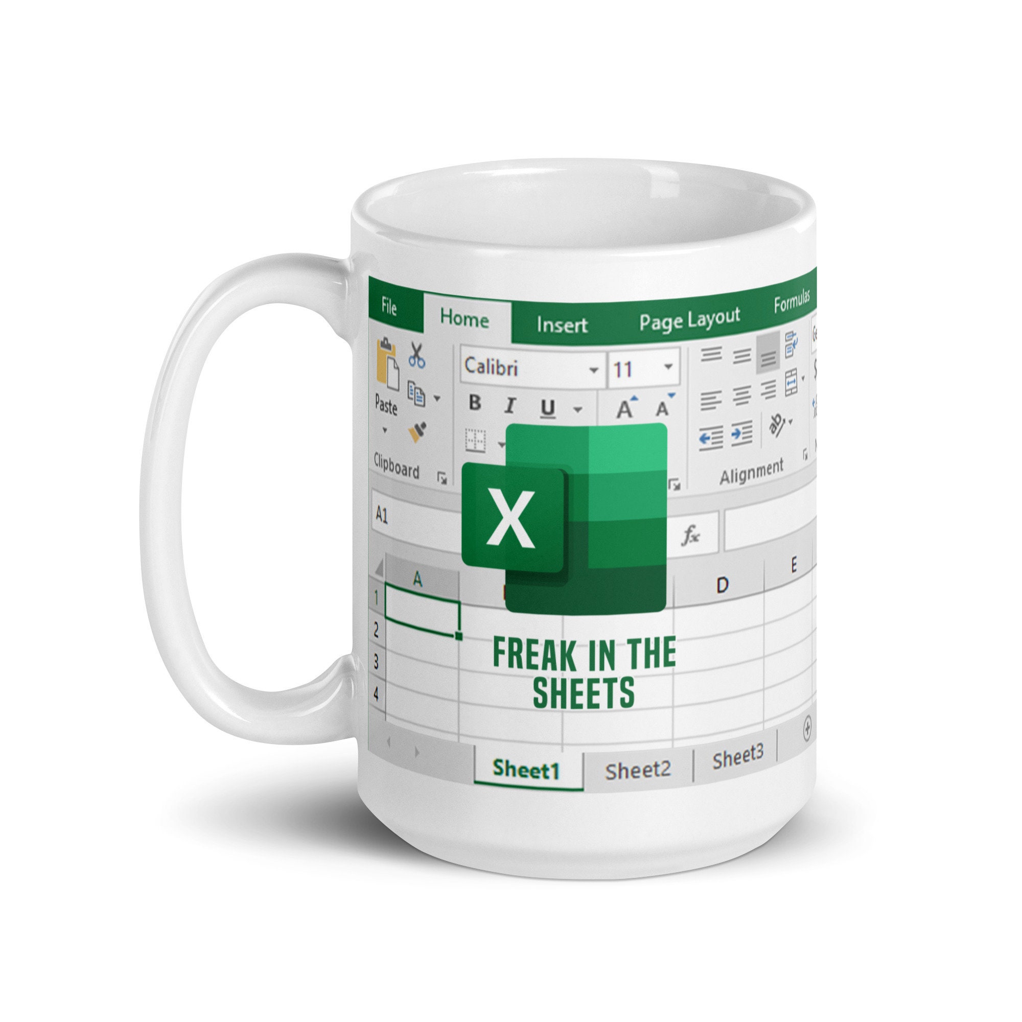 Funny Excel Coffee Mug, Helluva Boss, Gift for Accountants, Data ...