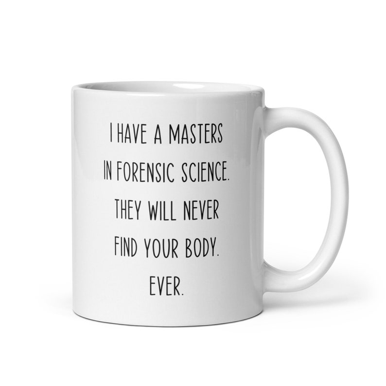Forensic Science Graduation Gift for Forensic Scientist Gift Coffee Mug ...