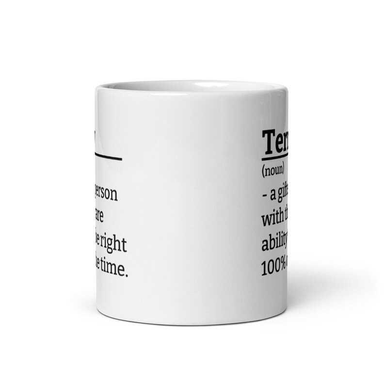 Personalized Terry Coffee Mug Gift for Terry Definition Mug Funny Terry ...