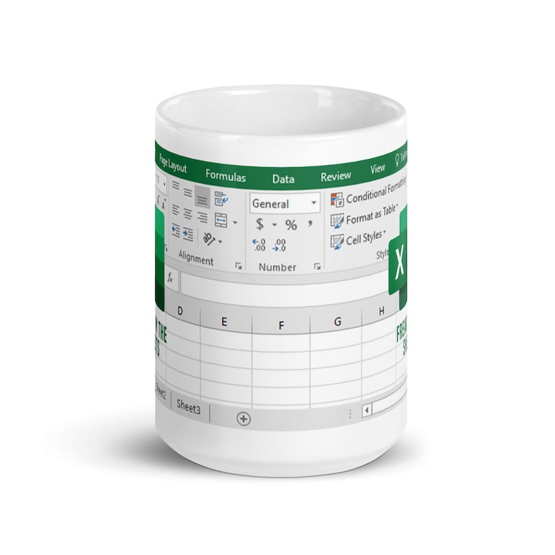 Funny Excel Coffee Mug, Helluva Boss, Gift for Accountants, Data ...