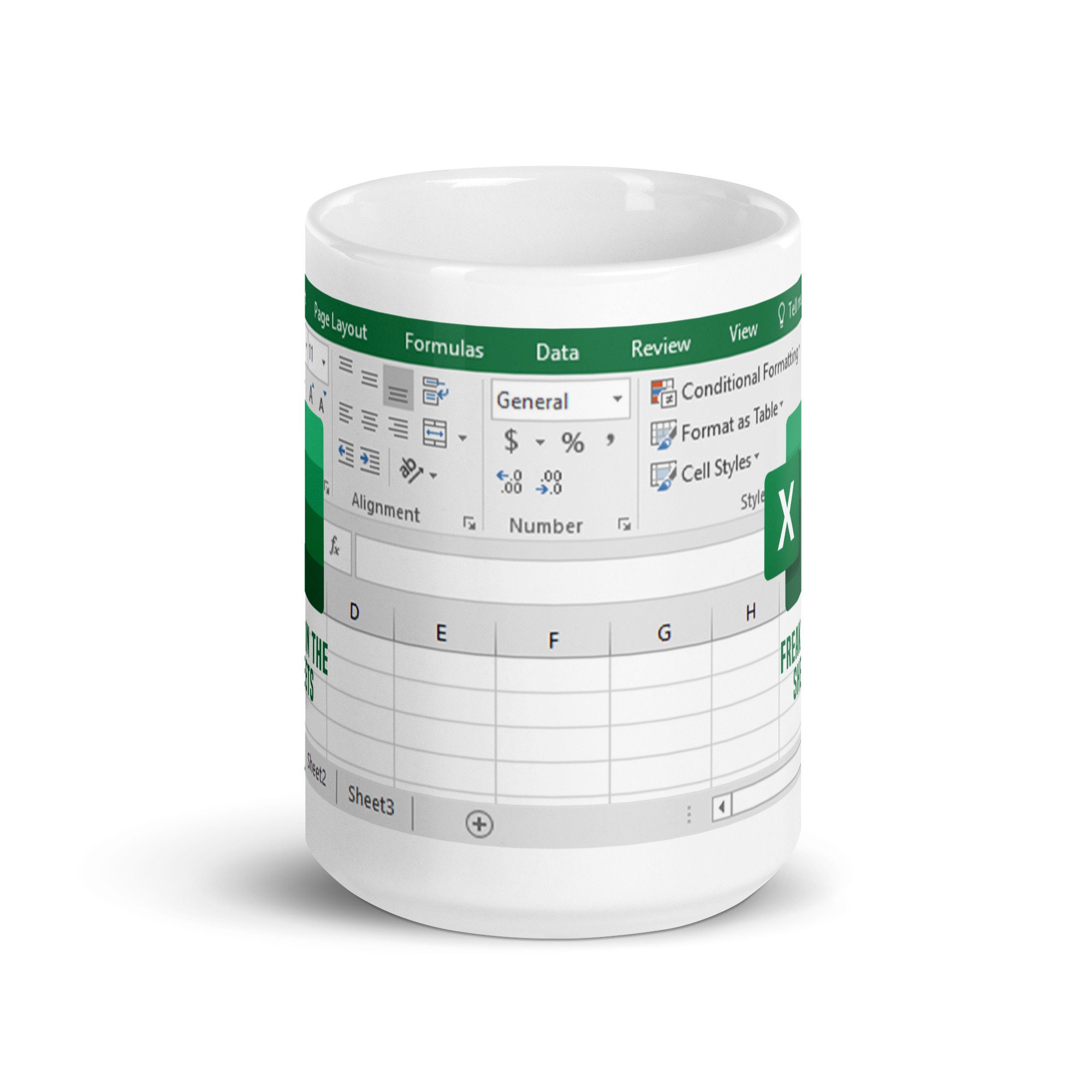 Funny Excel Coffee Mug, Helluva Boss, Gift for Accountants, Data ...