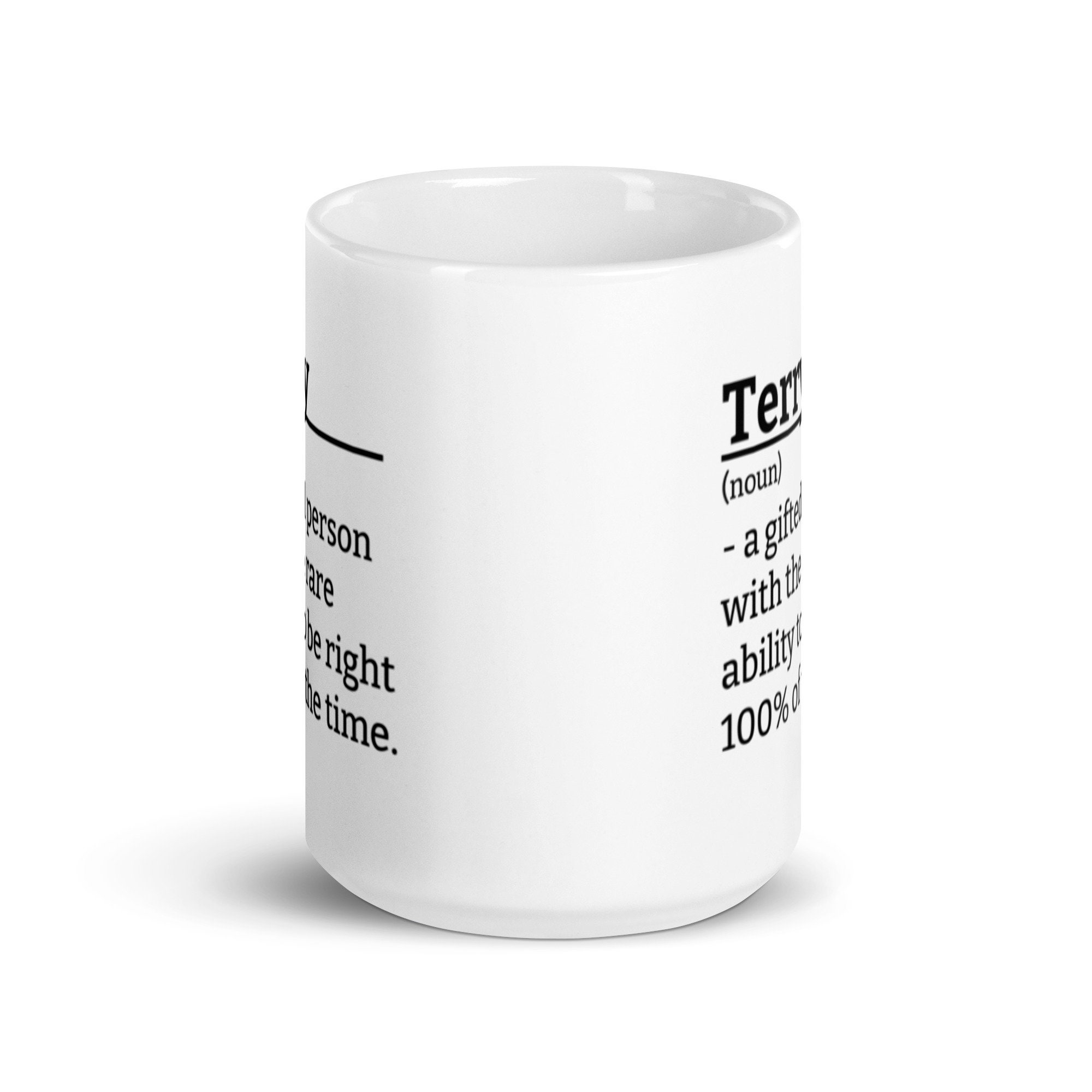 Personalized Terry Coffee Mug Gift for Terry Definition Mug Funny Terry ...